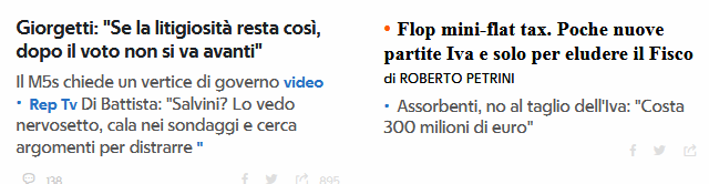 Font buttati lì | Notiziole di .mau.